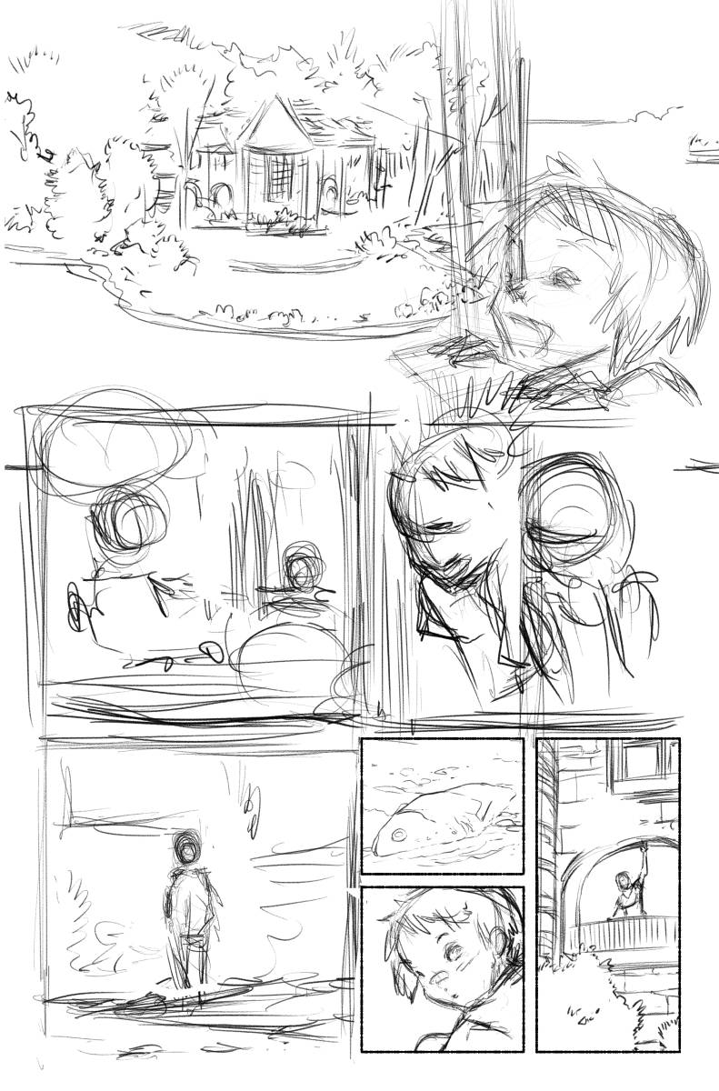 Batman Backup Story-02-rough | karlkerschl